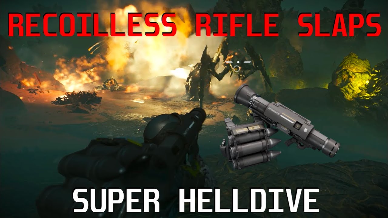 Helldivers 2 - RECOILLESS RIFLE LOADOUT SLAPS - 2 No Death Missions - Super Helldive - Terminids ...