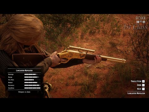 Lancaster Repeater - Gold Metal /RDR 2 Online - YouTube