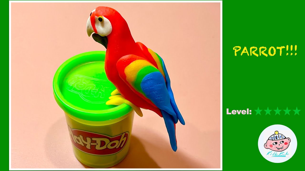 Parrot Bird| How to Make with Play Doh - YouTube