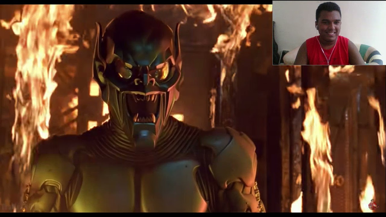 REACTION TO Spider-Man vs Green Goblin fire building Scene - YouTube