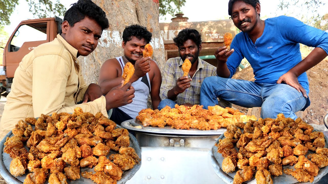 KFC CHICKEN RECIPE | BY COUNTRY BOYS| COUNTRY FOODS - YouTube