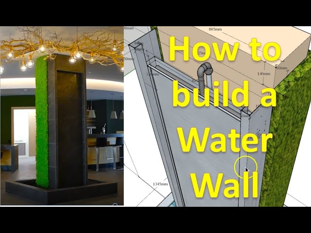 Building An Indoor Waterfall Wall