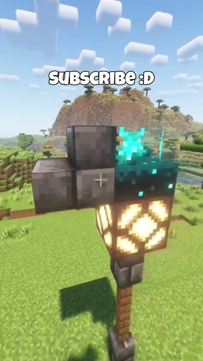 How To Build Motion Sensor Lights In Minecraft - YouTube