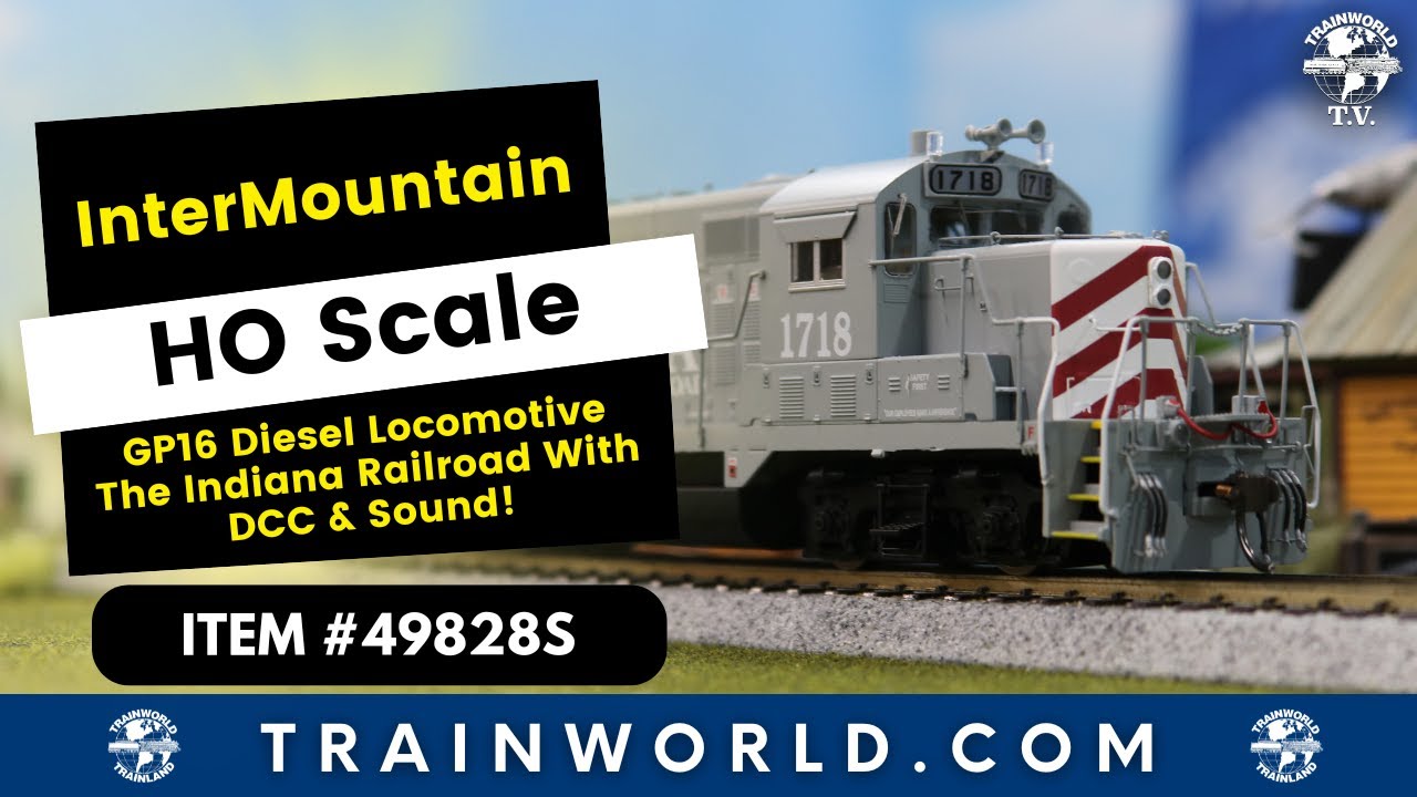 InterMountain HO GP16 The Indiana Railroad - YouTube