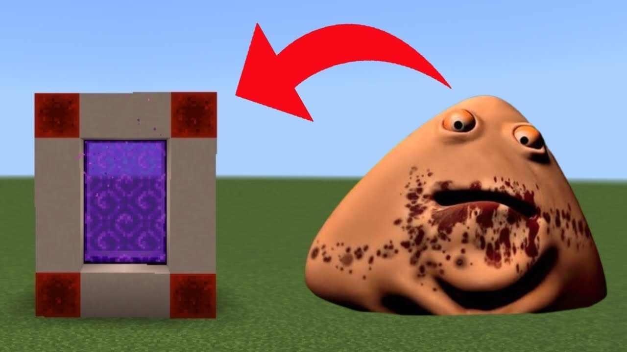 CARA MEMBUAT PORTAL POU EXE (Bou's Ravenge) - MINECRAFT - YouTube