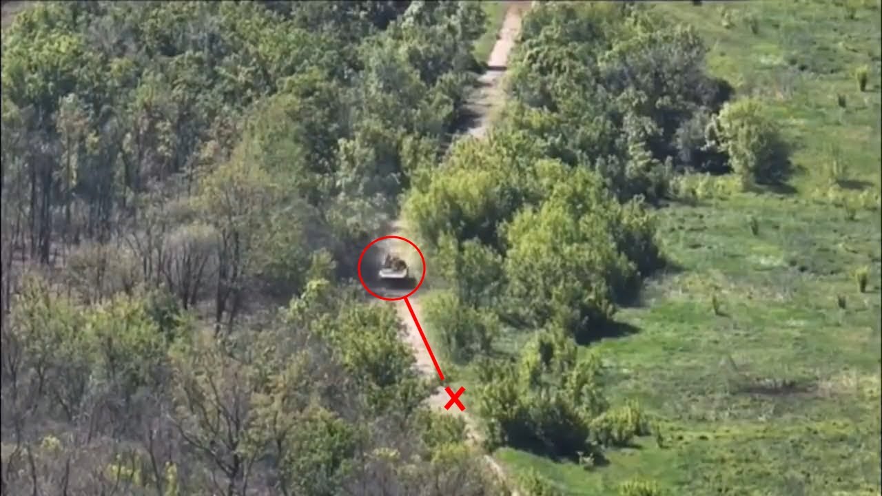 BMP-2 Loaded With Ammunition Runs Over Anti Tank Mine - YouTube