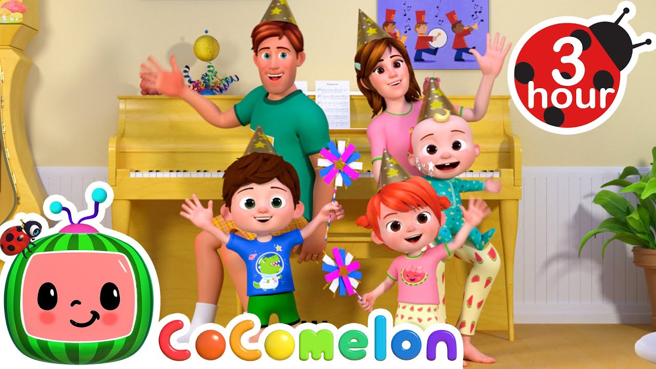 Happy New Year 2024! + More 🥳🎉 CoComelon | Nursery Rhymes & Kids Songs ...