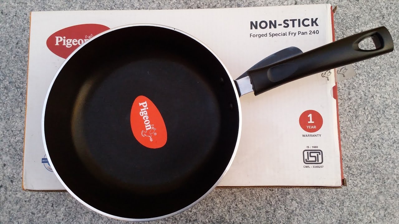 Pigeon Non Stick Forged Special Fry Pan Unboxing - YouTube