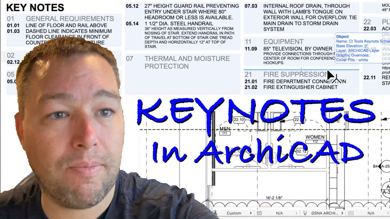 Keynotes In Archicad CBA AC Episode 003 YouTube Keynotes In Archicad CBA AC Episode 003 YouTube