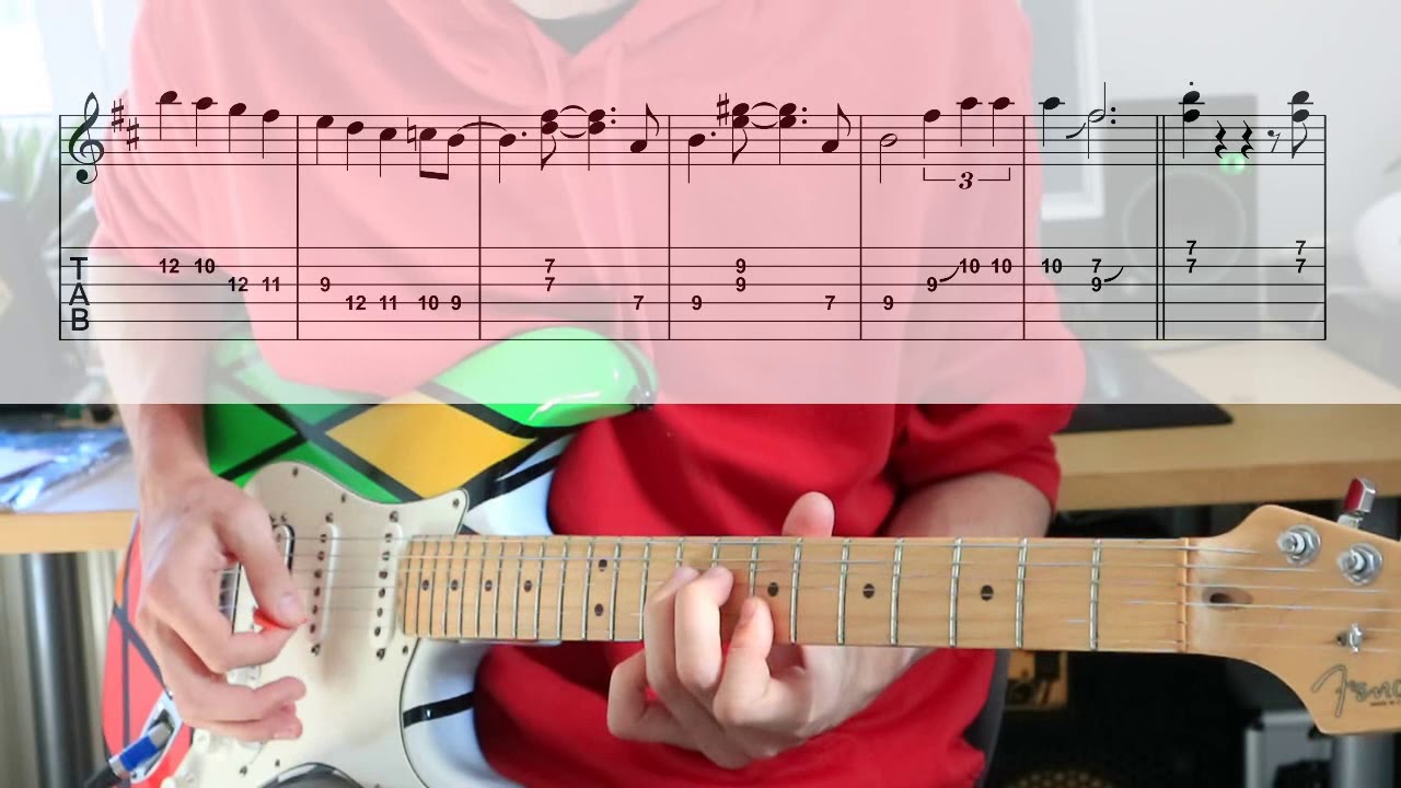 Pink Floyd - Money [TABS in video guitar cover] - YouTube