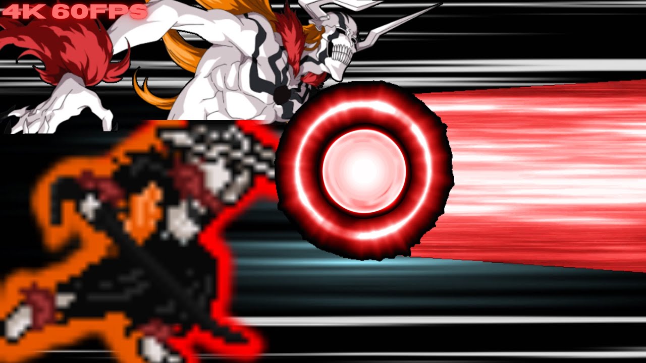 [4K 60FPS] ZANGETSU VASTO LORD & ICHIGO VASTO LORD AS ME VS KURUMI ...