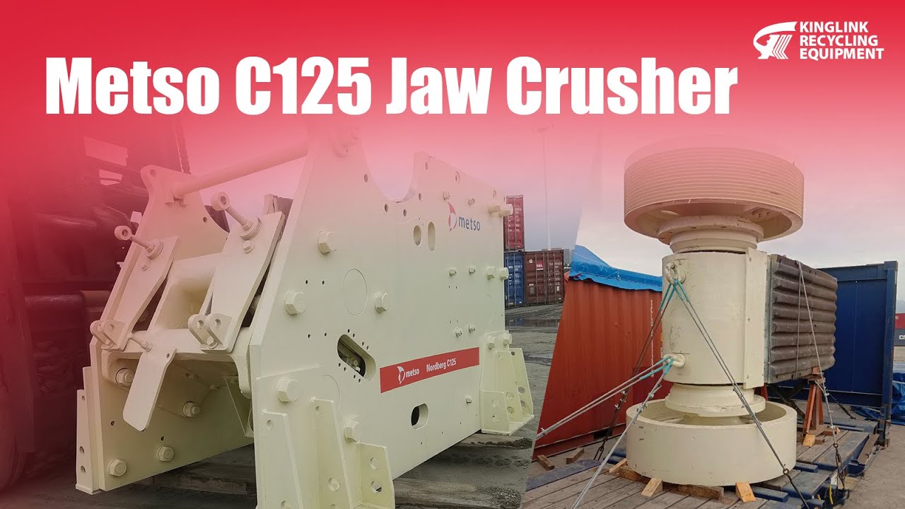 Metso C125 Pre Delivery Test - YouTube