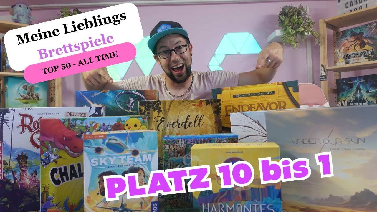 Meine TOP 50 Brettspiele - Grande Finale meine 10 liebsten Boardgames ...