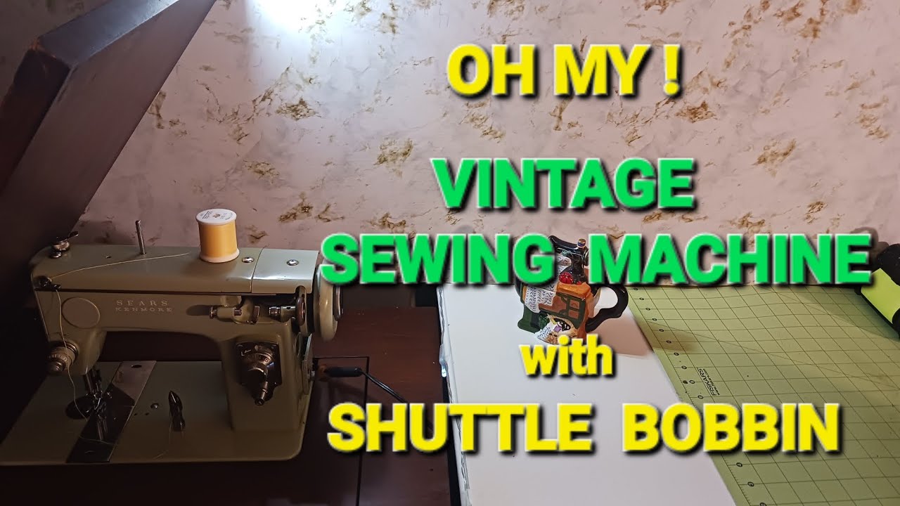How To Thread a Shuttle Bobbin 🧵| Another Antique/Vintage Sewing ...