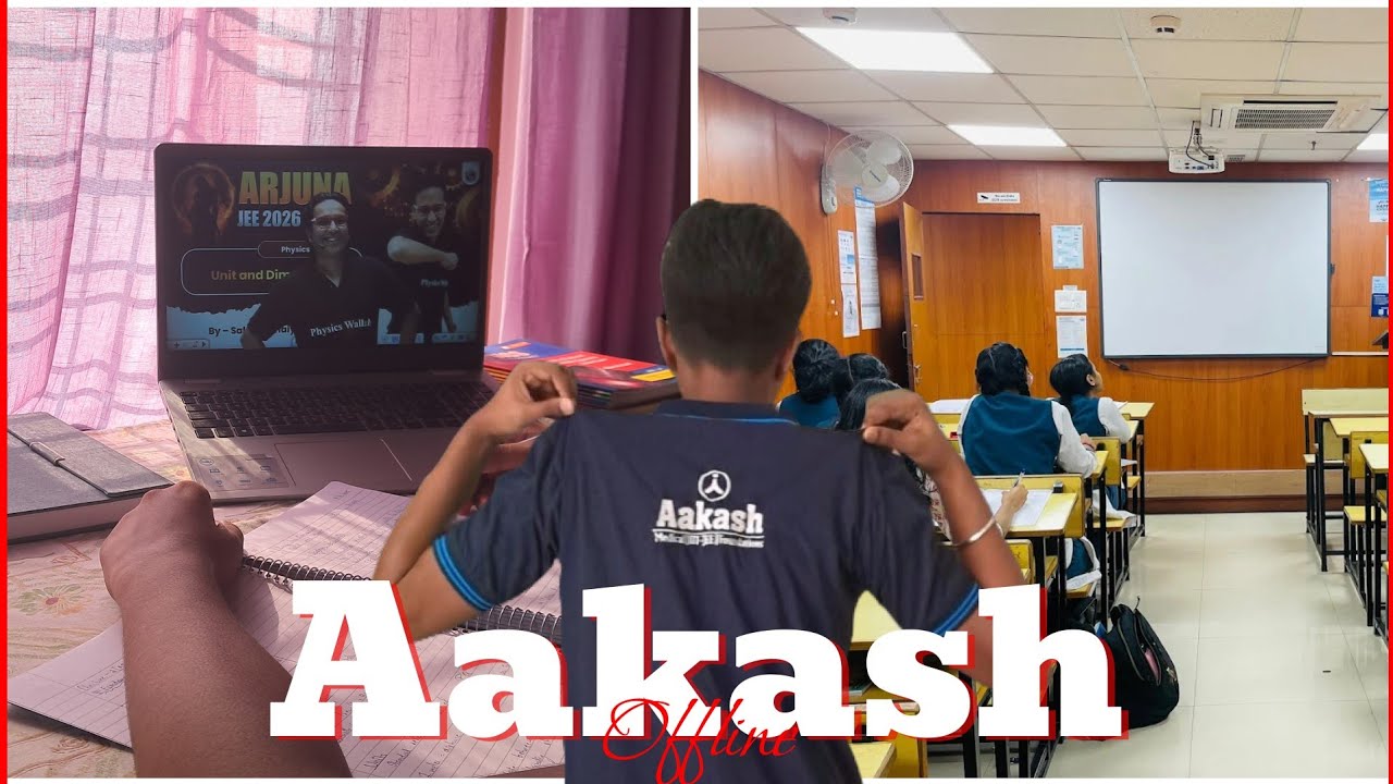 🎯What Happens on Your First Day at Aakash🏫 Offline Coaching? - YouTube