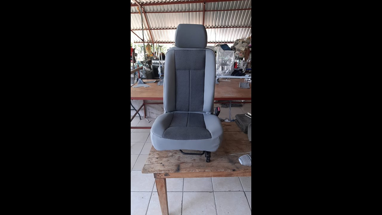 Tapizando Asiento de Camioneta Dakota 2010 - YouTube