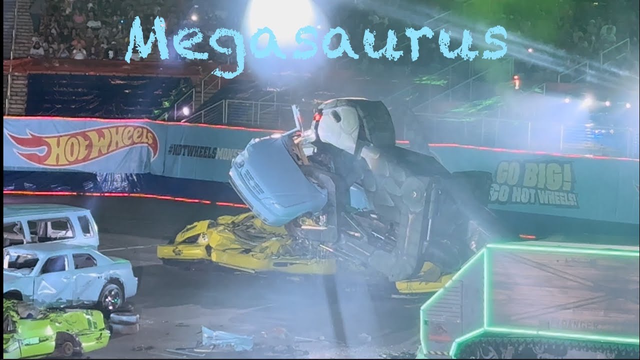 Hot Wheels Megasaurus eats crushed car 2024 #hotwheels #monstertruck ...