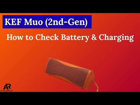 How to Check Battery & Charging on KEF Muo (2nd-Gen)