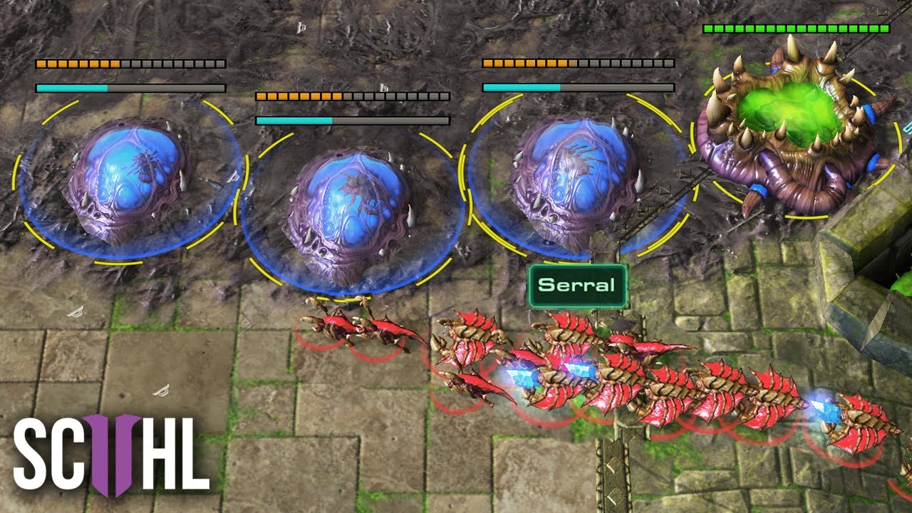 Serral's 300 IQ ZERG RUSH DEFENSE - Starcraft 2: Serral vs. Ragnarok ...