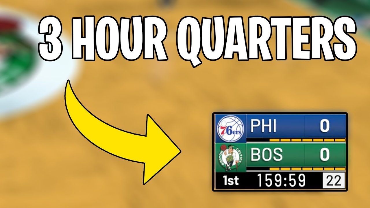 I Made Quarters 3 Hours In NBA 2K19... - YouTube