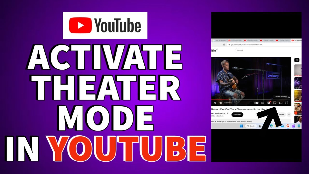 How To Activate Theater Mode in YouTube | Apply Theater Mode in YouTube ...