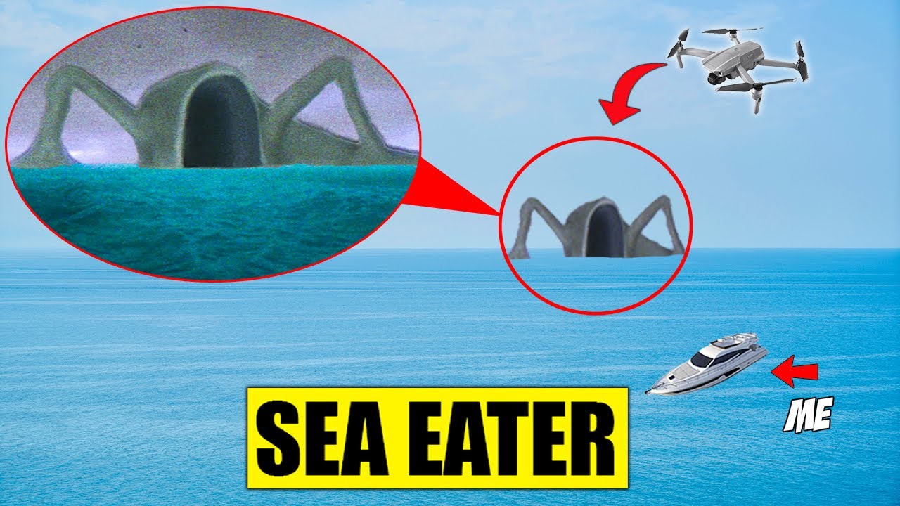 (omfg) DRONE CATCHES SEA EATER, EL GRAN MAJA & BLOOP IN REAL LIFE! *HE ...