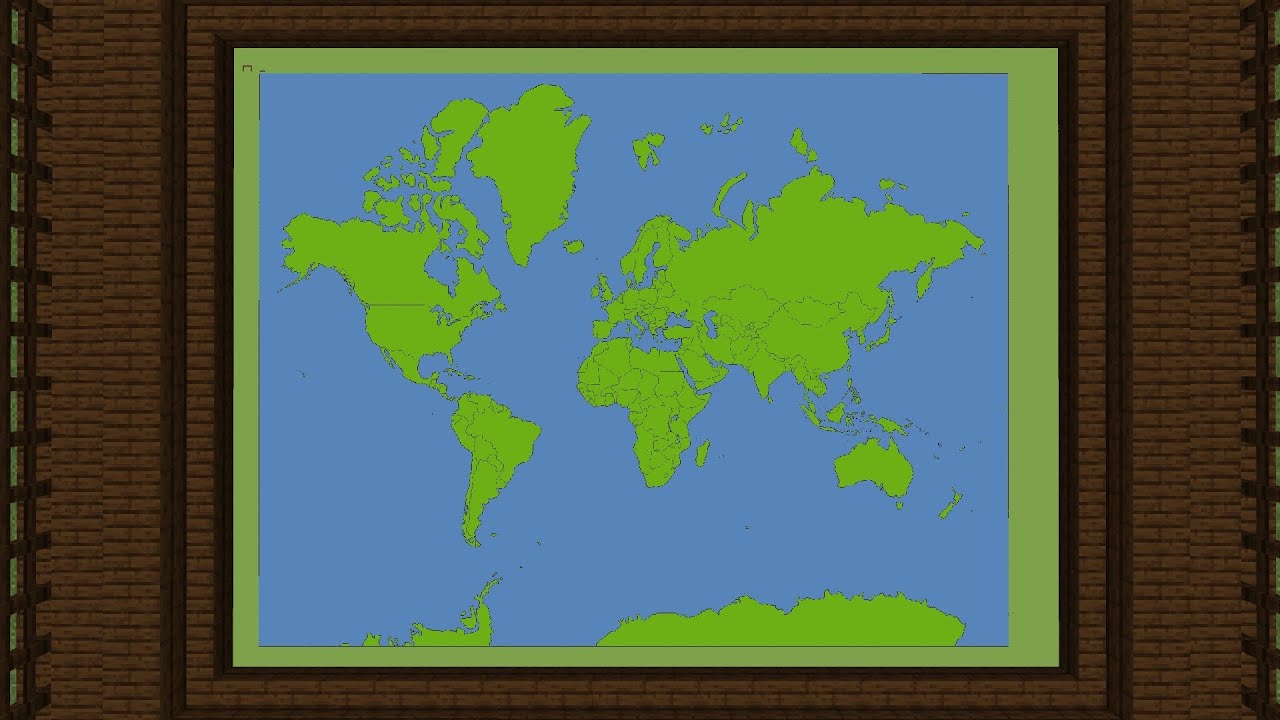 Minecraft World Map Showcase - YouTube