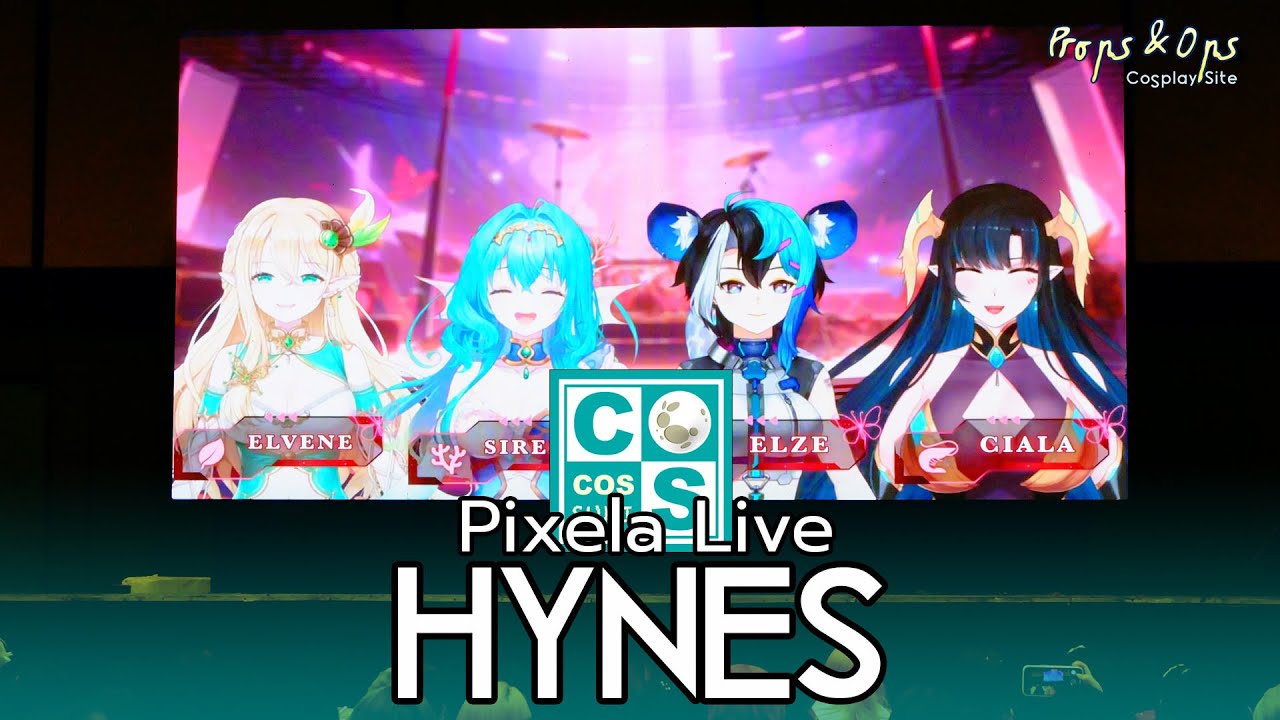 Pixela VTUBER Live: HYNES ในงาน CosCos Suki #08 Stage On! - YouTube