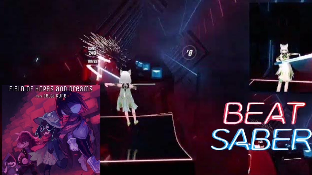 【Beat Saver】Field of Hopes and Dreams デルタルーン - YouTube