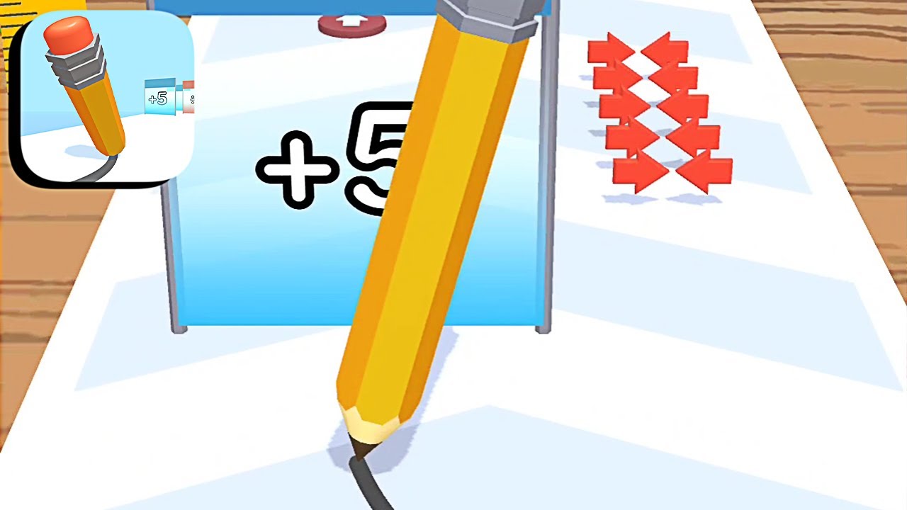 Pencil Run - All Levels Gameplay Android,ios (Part 3) - YouTube