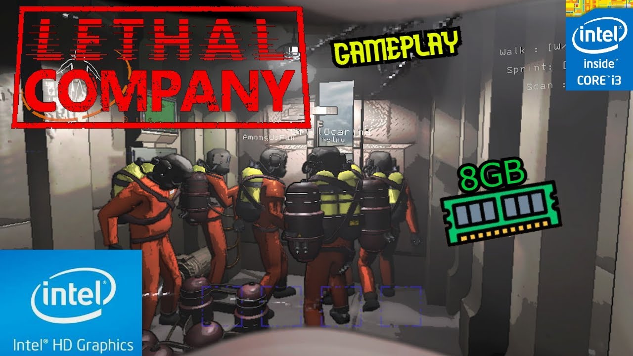 Lethal Company Gameplay on i3-5005U, 8Gb Ram, Intel HD Graphics 5500 ...