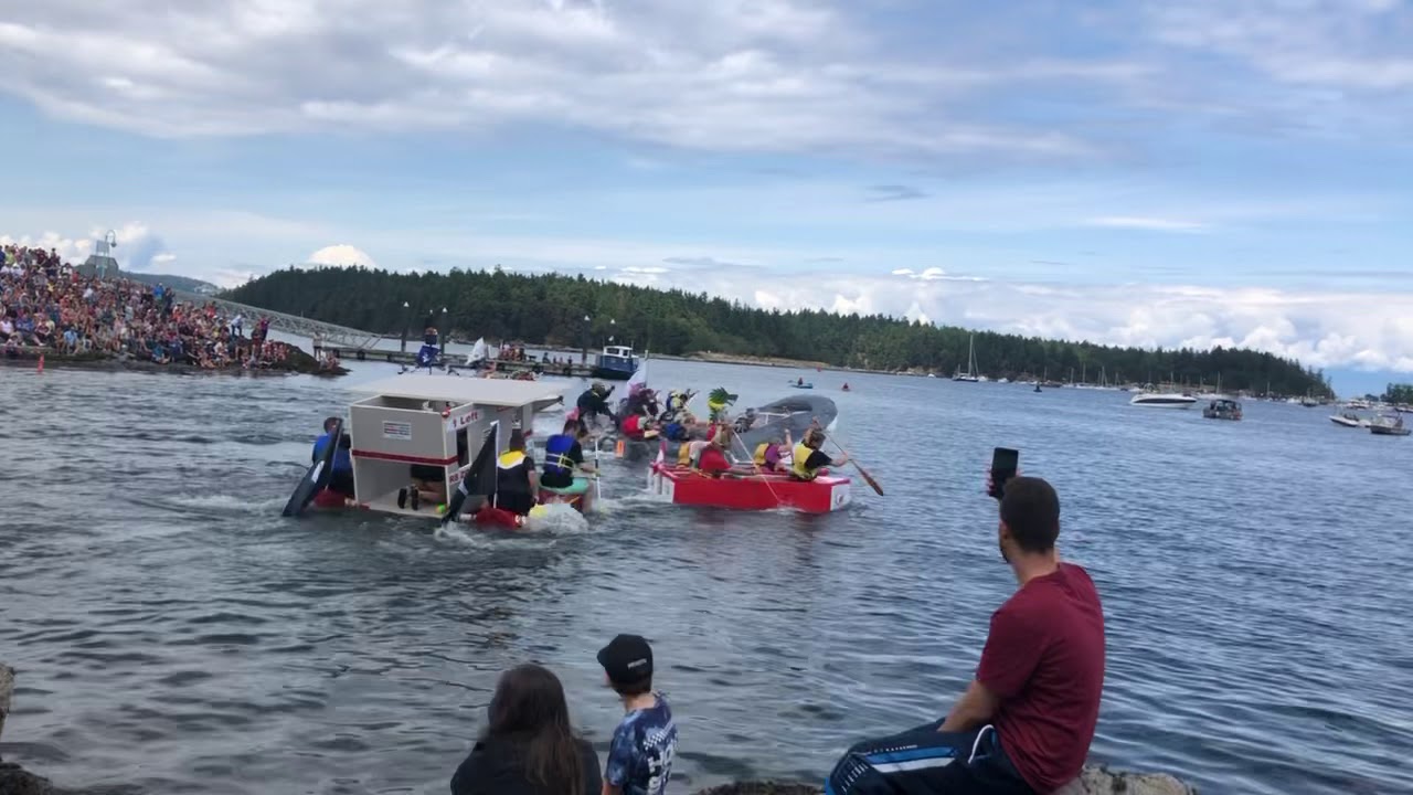 Silly boat race Nanaimo - YouTube