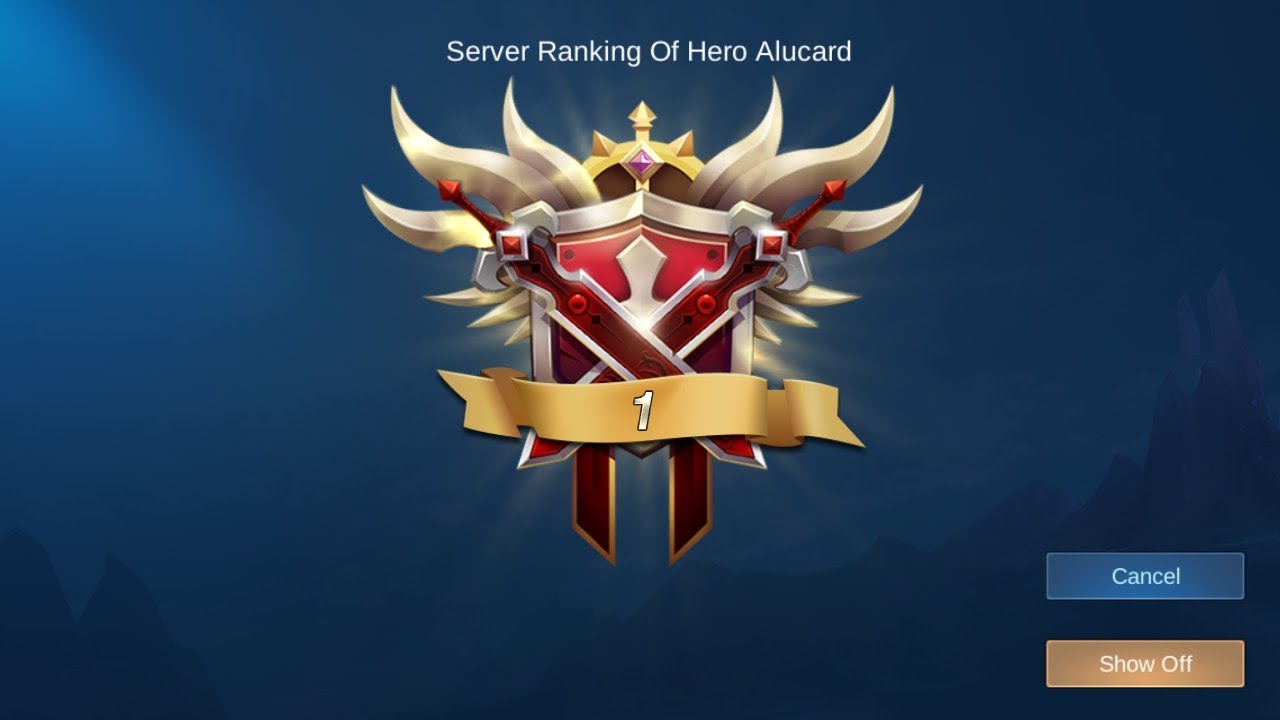 Dante Solo Push Rank Top 1 Alucard - MLBB - YouTube