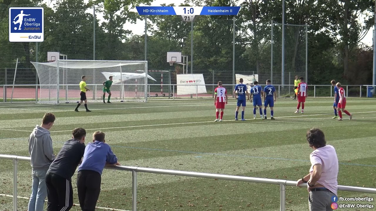 EnBW-Oberliga B-Junioren 21/22 - SG HD-Kirchheim - 1. FC Heidenheim ...