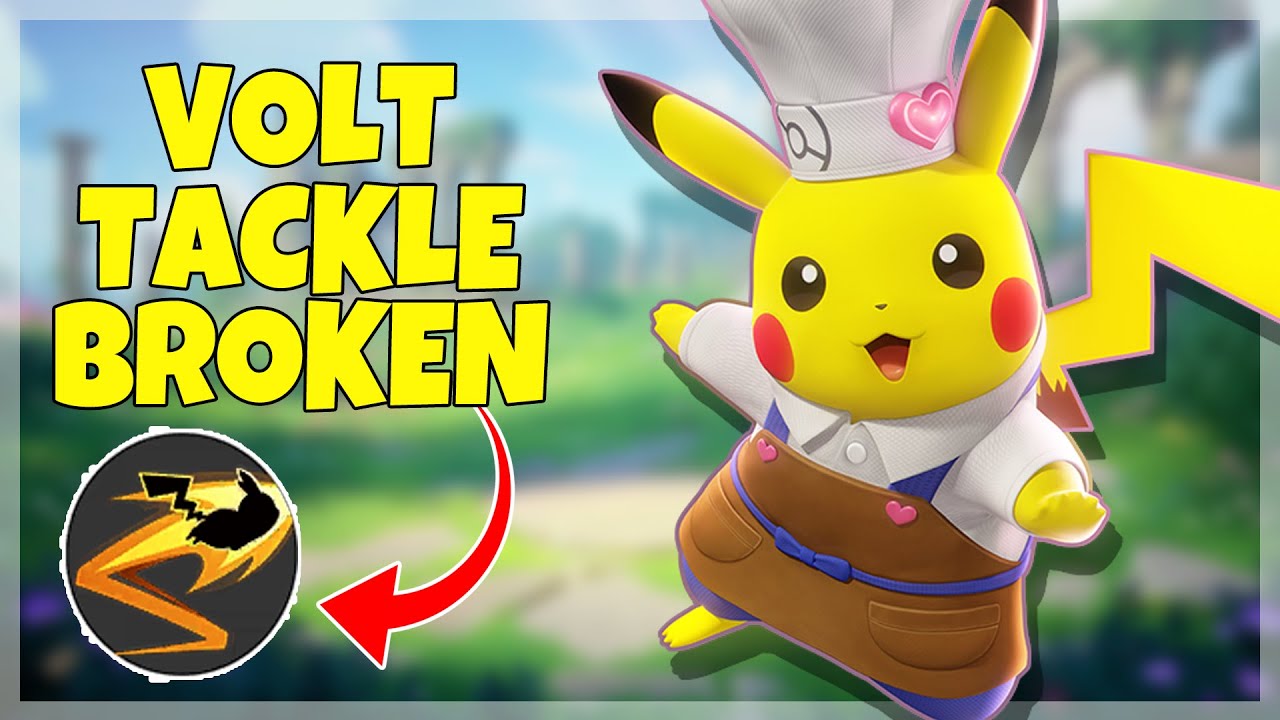 VOLT TACKLE PIKACHU IS FOREVER BROKEN!! | Pokemon Unite - YouTube