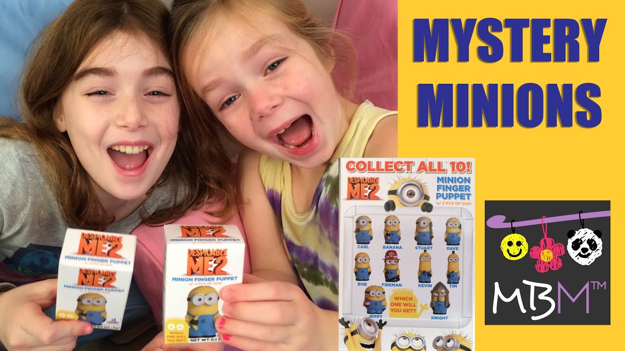 Minion Blind Boxes from Despicable Me 2 - Mystery Mini Figures - YouTube