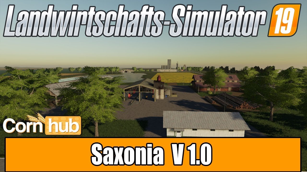 LS19 Mapvorstellung - Saxonia V 1.0 - LS19 Maps - YouTube