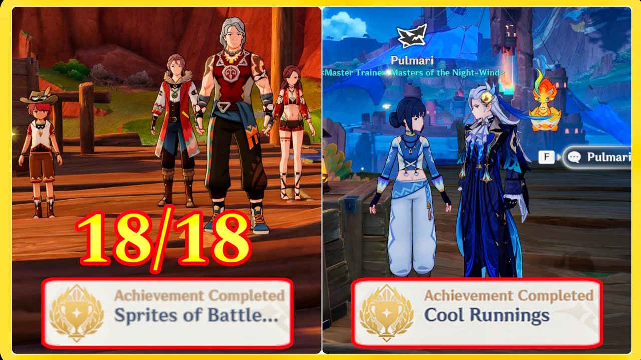 All 6/6 New Natlan Warrior's Challenges (2 Achievements + 18 Chests ...