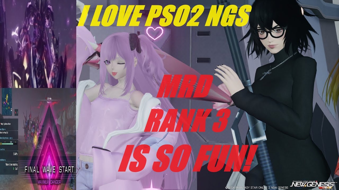 PSO2 NGS New Update MRD Retem is Back & Fun! But Rank 3?! by EmikoAi ...