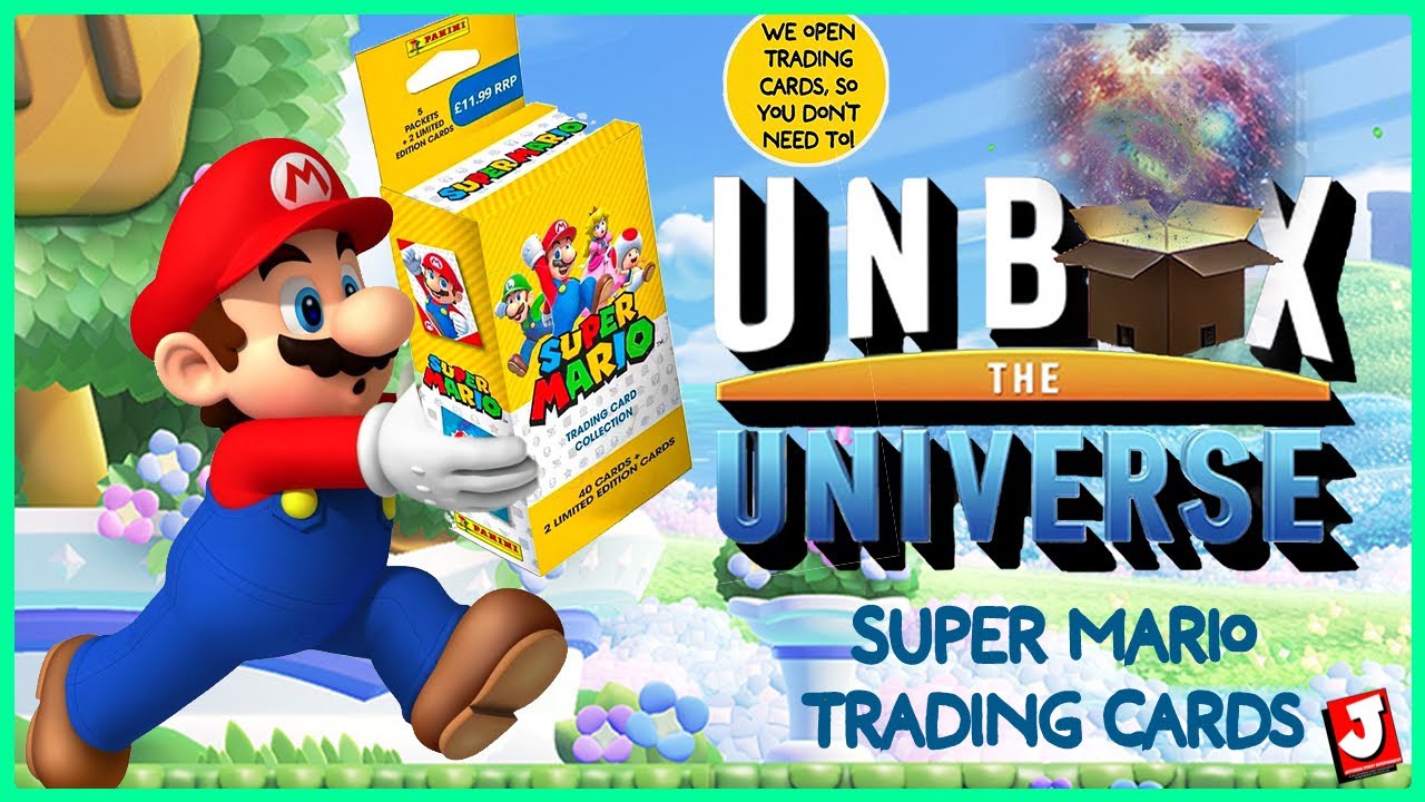 Super Mario Trading Cards by Panini | Unbox the Universe | Livestream ...