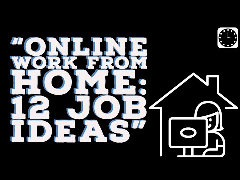 12 Online Work From Home Job Ideas - Revenue Amplify