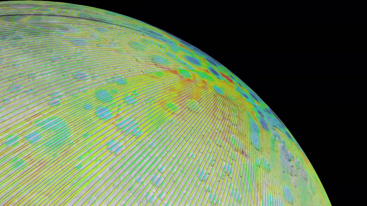 The Moon's South Pole in 3D via LRO/LOLA First Light Data [1080p] - YouTube