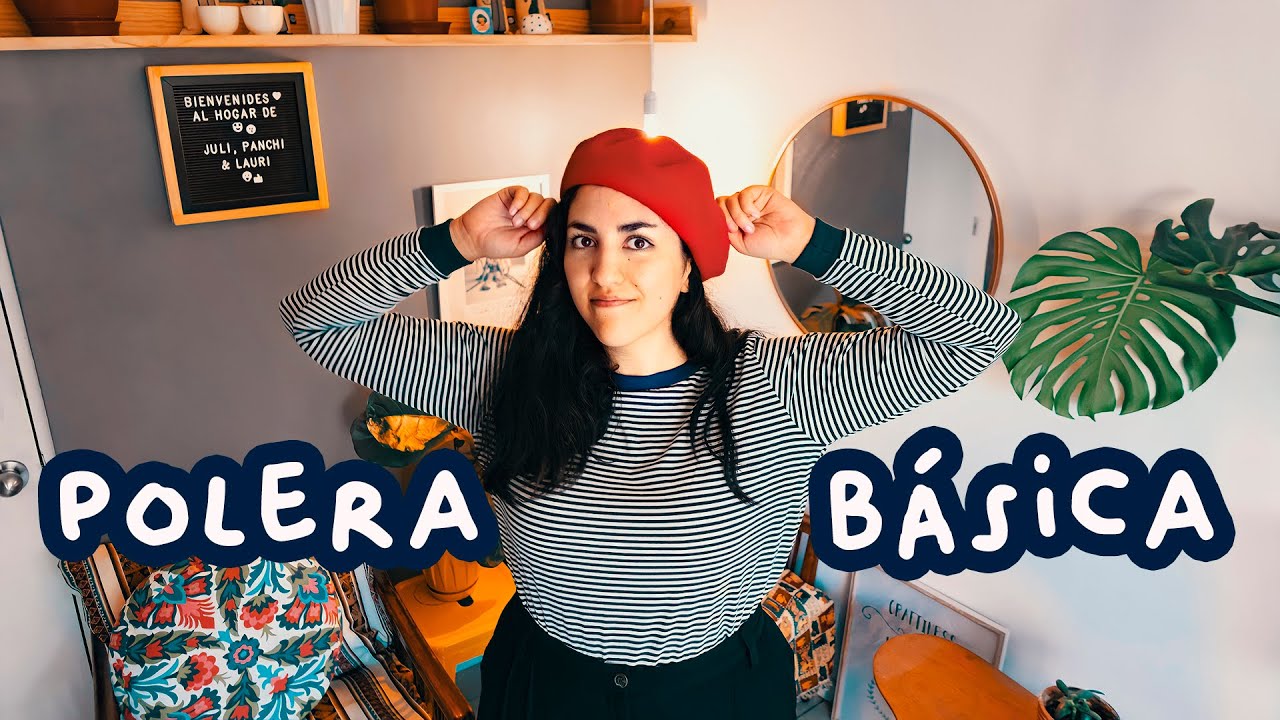 Cómo hacer una POLERA BÁSICA (paso a paso desde cero) - YouTube