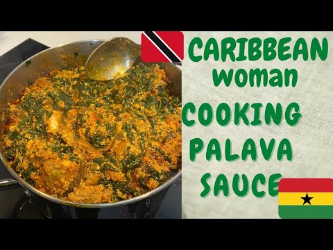 Cook With Me!! Palava Sauce First Time - YouTube