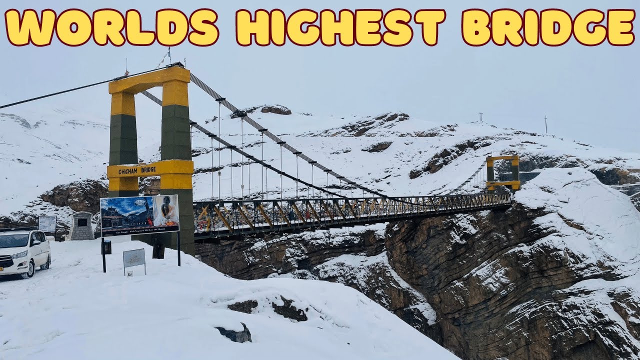 Exploring Asia's Highest Chicham Bridge | Met Snow Leopard & Ibex in ...