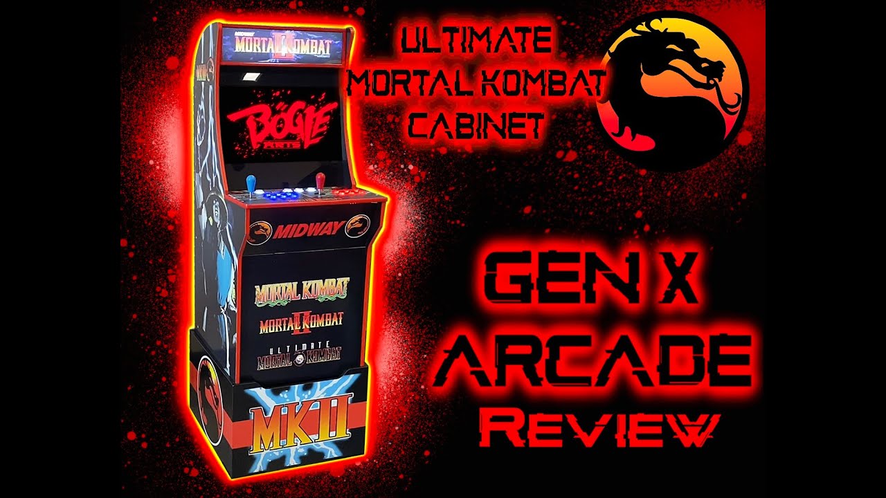 ULTIMATE MORTAL KOMBAT MODIFIED ARCADE 1 UP BY GEN X ARCADE - YouTube