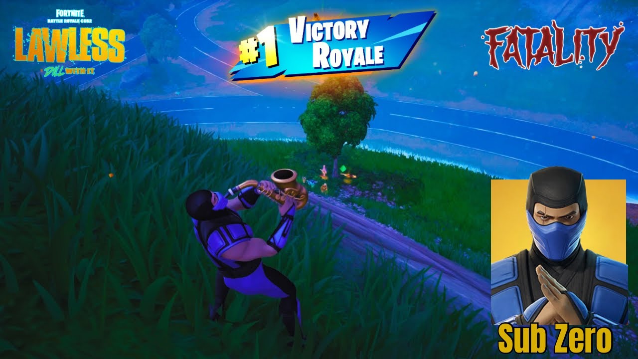 FORTNITE SUB ZERO MK3 | “Zero Build” GAMEPLAY SOLO | VITORIA ROYALE # ...