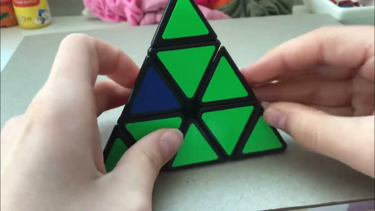How to solve pyraminx easiest way! - YouTube