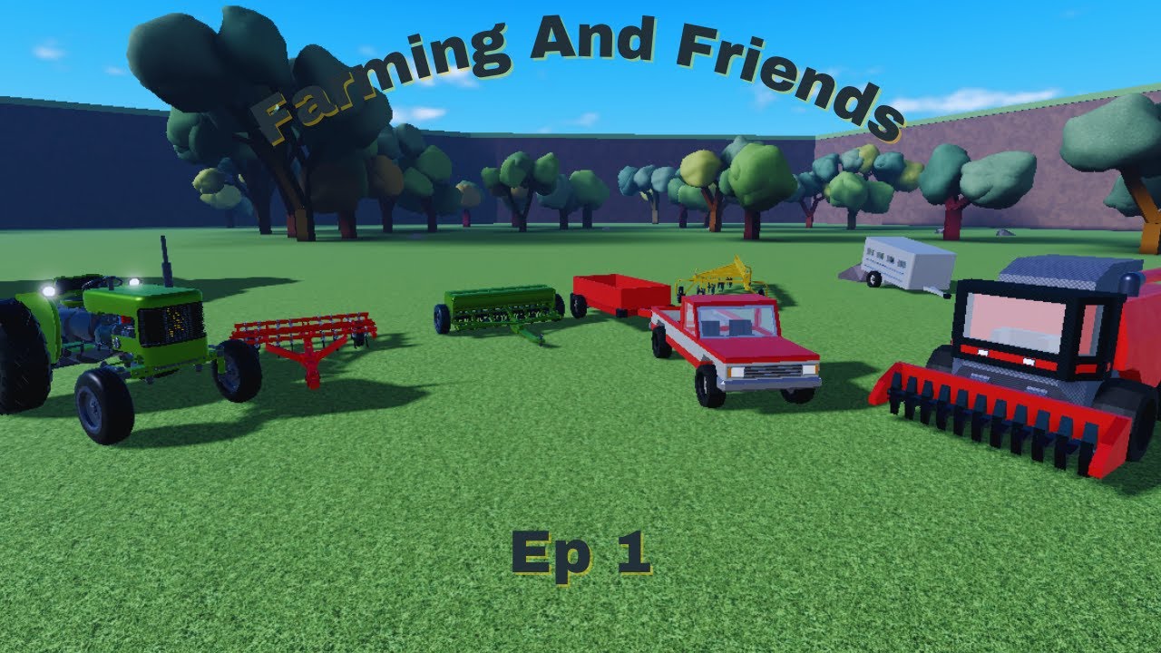 Starting My Own Farm-Farming And Friends (Roblox) - YouTube