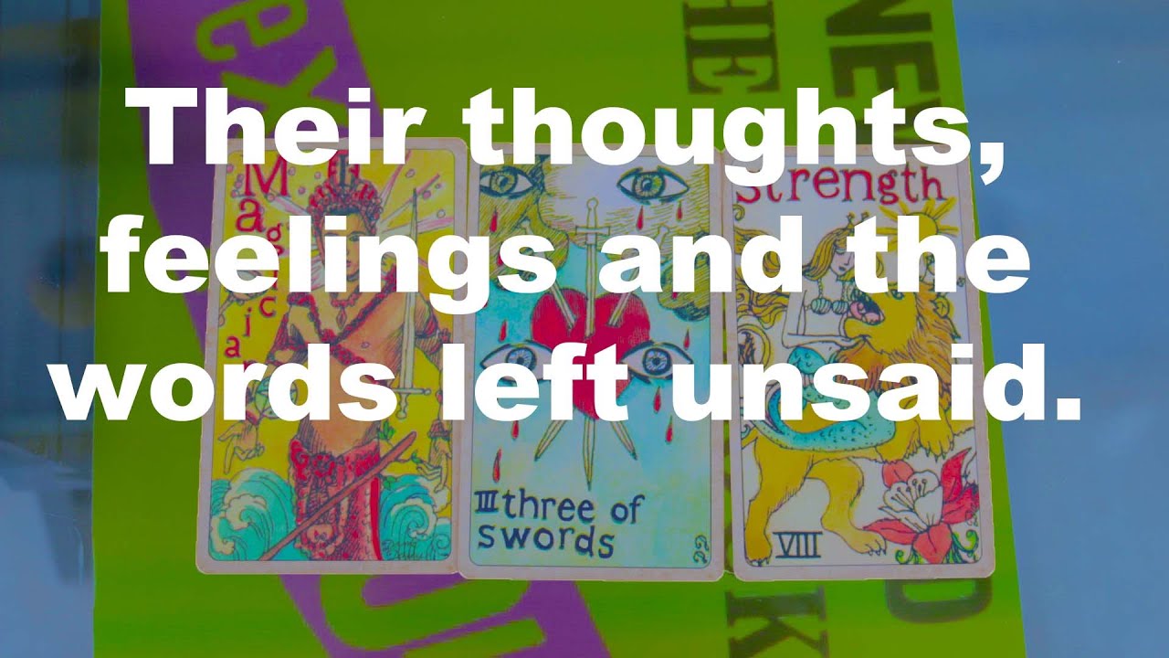 Pick a Card Their thoughts, feelings and the words left unsaid. - YouTube